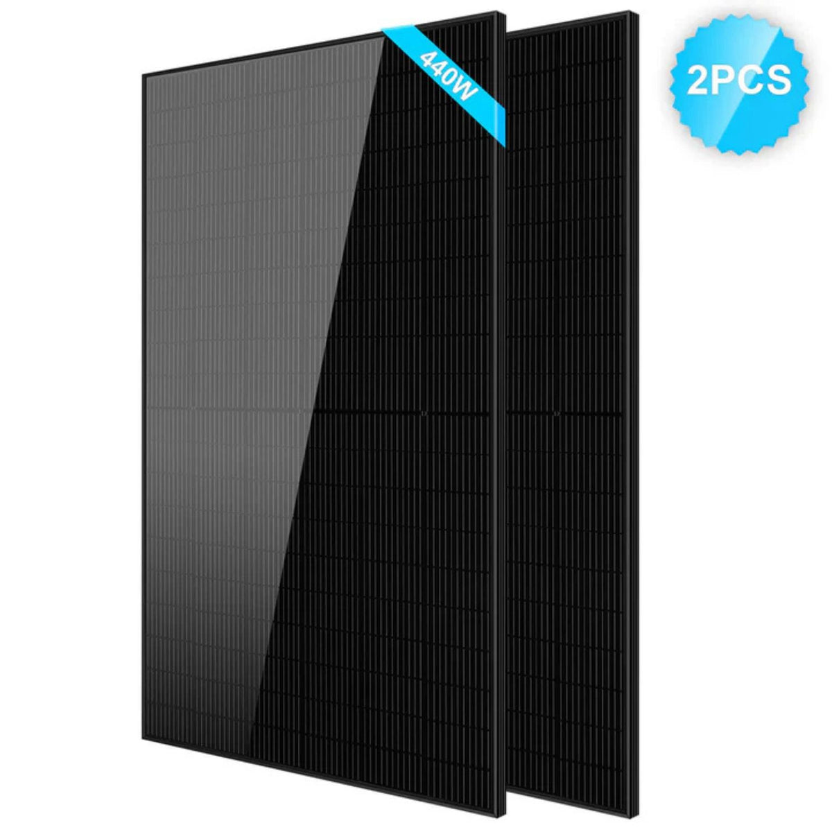 SunGold Power 440 Watt Monocrystalline Black PERC Solar Panel ...