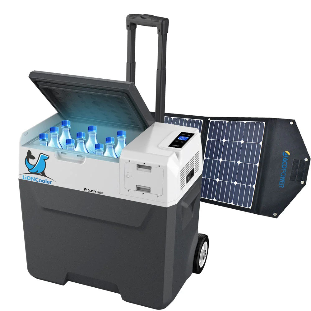 ACOPower LiONCooler X50A Portable Solar Fridge/Freezer + 90W Solar Pan ...