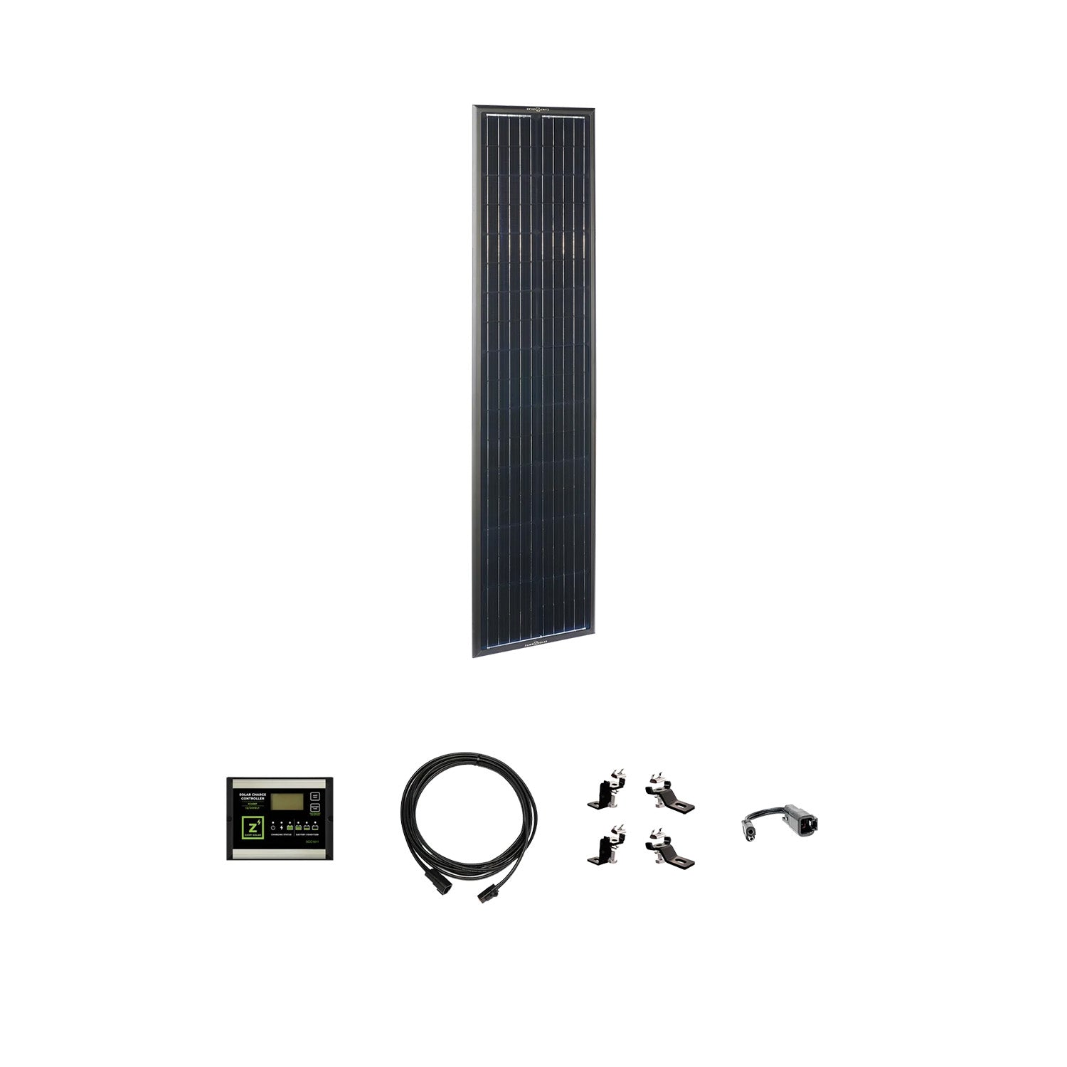 Zamp Solar Airstream OBSIDIAN® SERIES 90 Watt Solar Prep Complete Kit ...