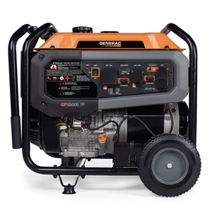 Generac GP6500 Tri-Fuel 9500W/12500W Portable Generator | Electric Sta ...
