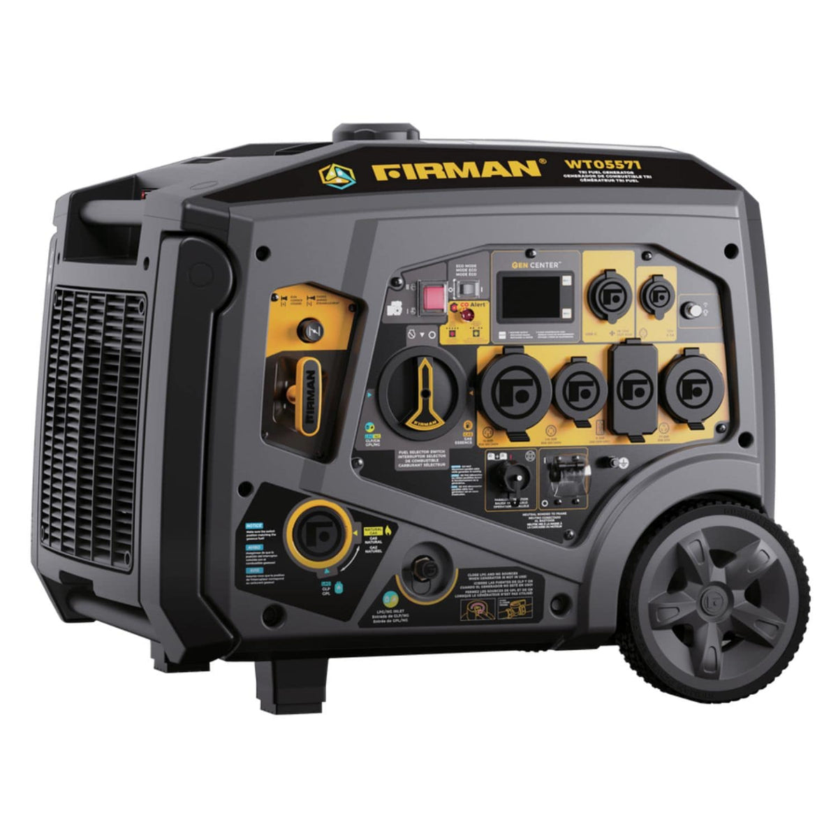 Firman WT05571 Tri-Fuel 5500W/6850W Inverter Portable Generator | Elec ...