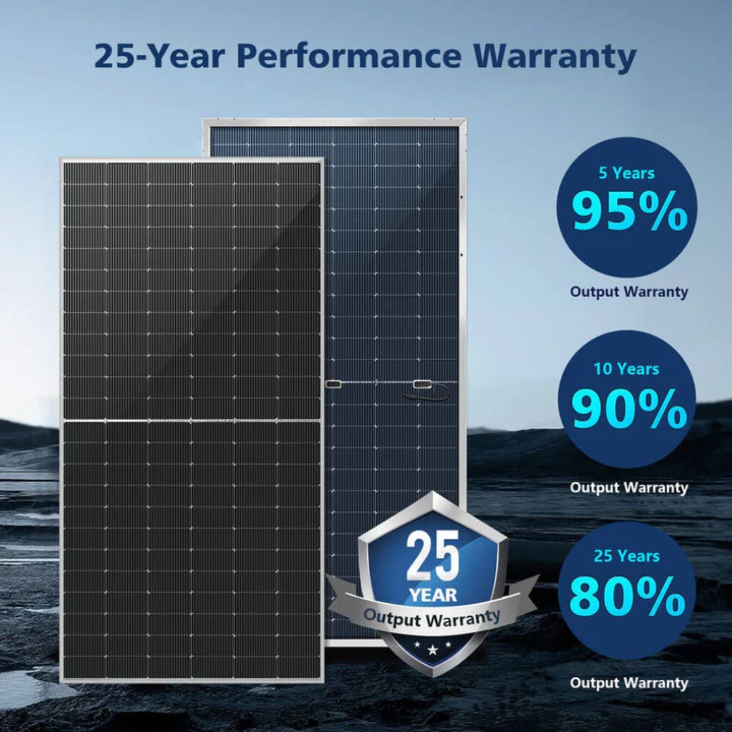 SunGold Power 560 Watt Bifacial PERC Solar Panel | Outbound Power
