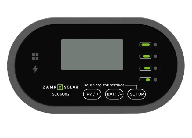 Zamp Solar Digital LCD Wired Remote Battery Display for MPPT controlle ...