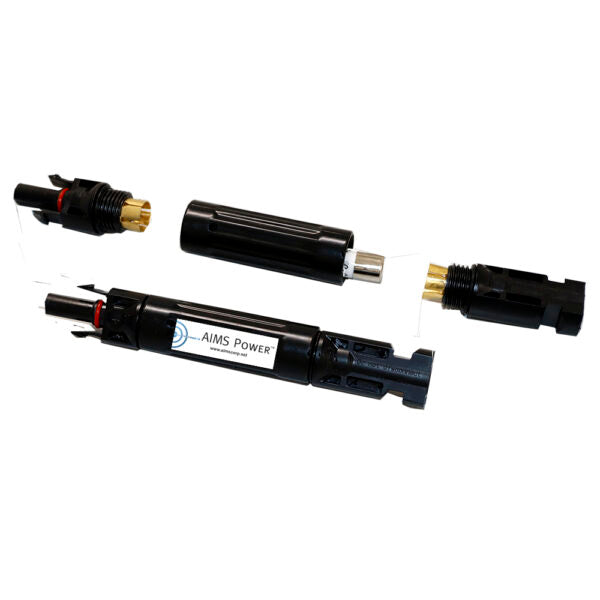 MC4 Compatible Waterproof 15A Inline Fuse w/Male & Female Ends ...