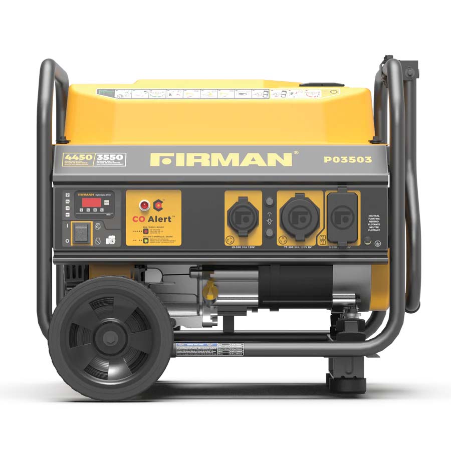 Firman P03503 Gasoline 3550W/4450W Portable Generator | Recoil Start ...