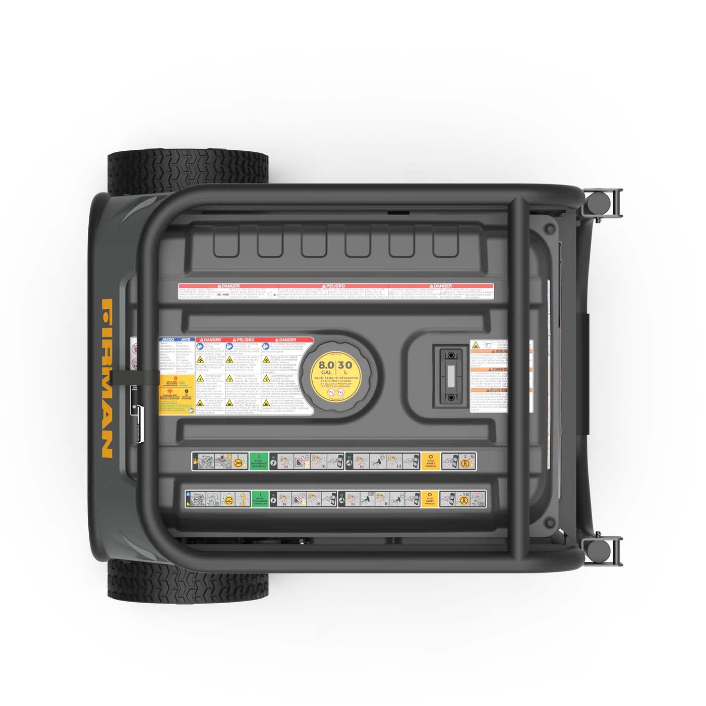 Firman T07573 Tri-Fuel 7500W/9400W Portable Generator | Electric Start ...