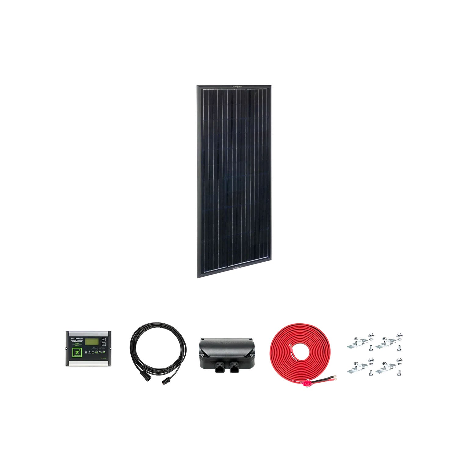 Zamp Solar OBSIDIAN® SERIES 100 Watt Deluxe Kit | Outbound Power