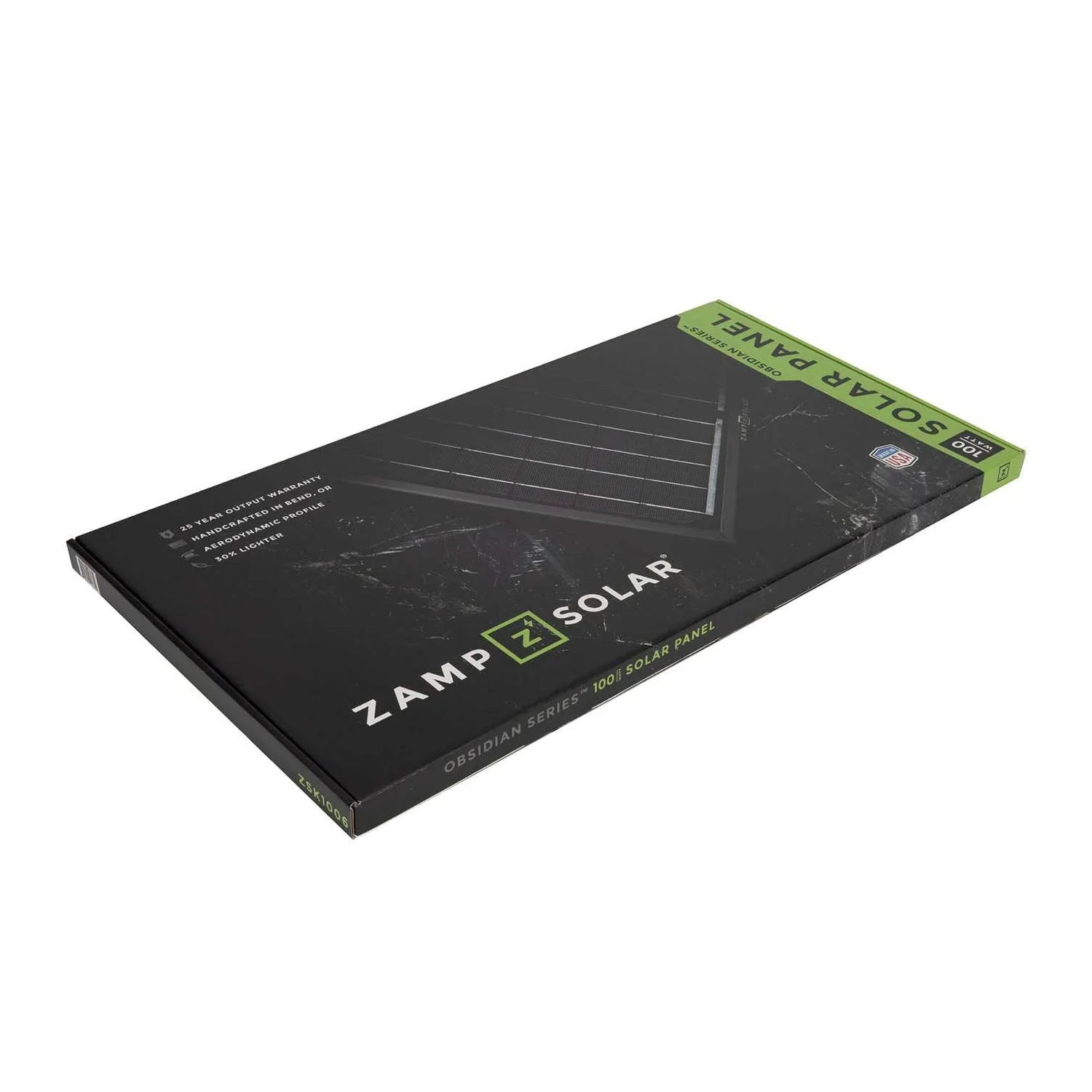 Zamp Solar OBSIDIAN® SERIES 100-Watt Solar Panel Kit | Outbound Power