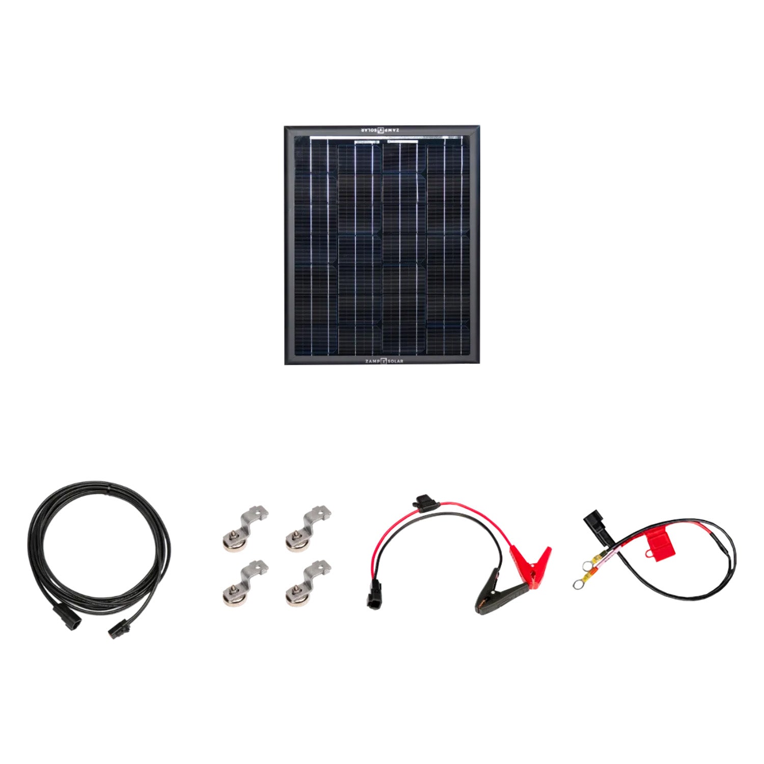 Zamp Solar OBSIDIAN® SERIES 25-Watt Trickle Charge Solar Panel Kit (Ma ...