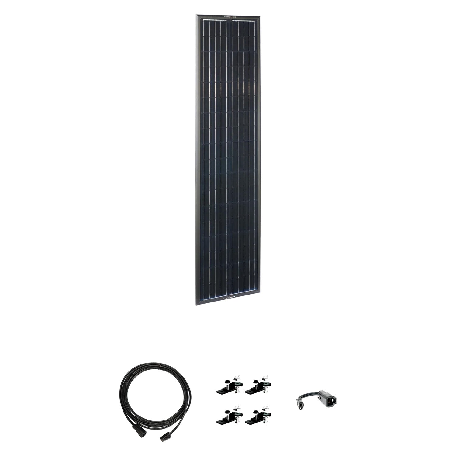 Zamp Solar OBSIDIAN® SERIES 90-Watt Long Solar Panel Expansion Kit ...