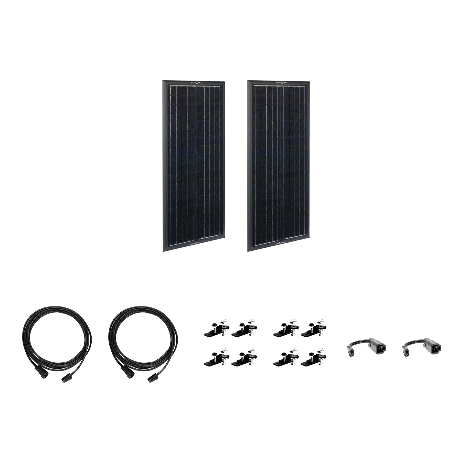 Zamp Solar OBSIDIAN® SERIES 90-Watt Solar Panel Kit (2x45) | Outbound Power