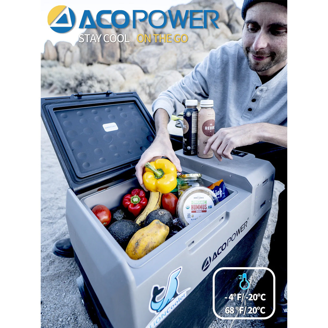 LiONCooler X40A Portable Solar Refrigerator & Freezer | 42 Quarts ...